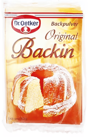 Dr. Oetker Original Backin (Backpulver) 10-pack – German Sweets und Eats